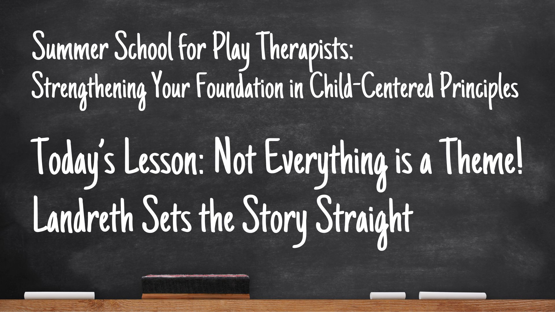 164 | Not Everything is a Theme! Landreth Sets the Story Straight ...