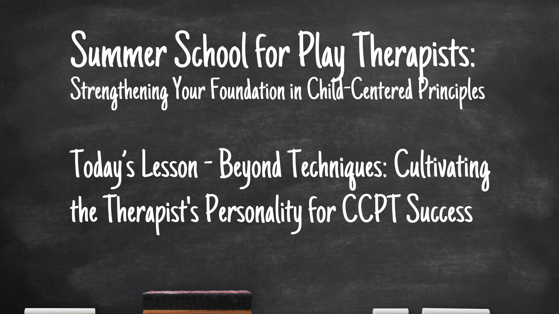 174 | Beyond Techniques: Cultivating the Therapist's Personality for ...